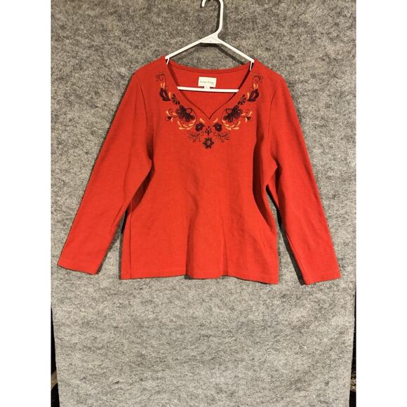 Studio Works | Tops | Cottagecore Top Womens Large Petite Pl Floral ...